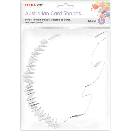 Aussie Cardstock Echidna 23x17cm 15pk - Discount Craft