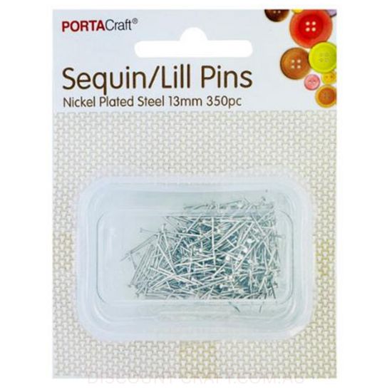 Sequin/Lill Pins 13mm 350pk - Discount Craft