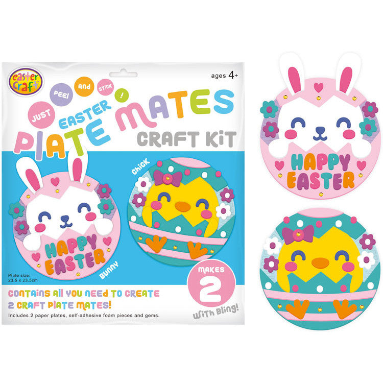 Easter Plate Mates Character Craft Kit - Discount Craft