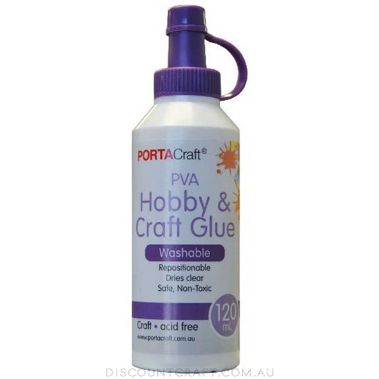 Craft & Hobby PVA Glue 120ml - Discount Craft