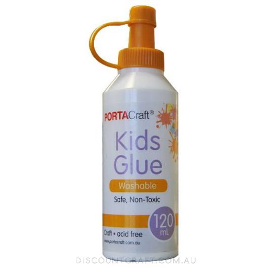 Kids Glue Washable PVA - 120ml - Discount Craft